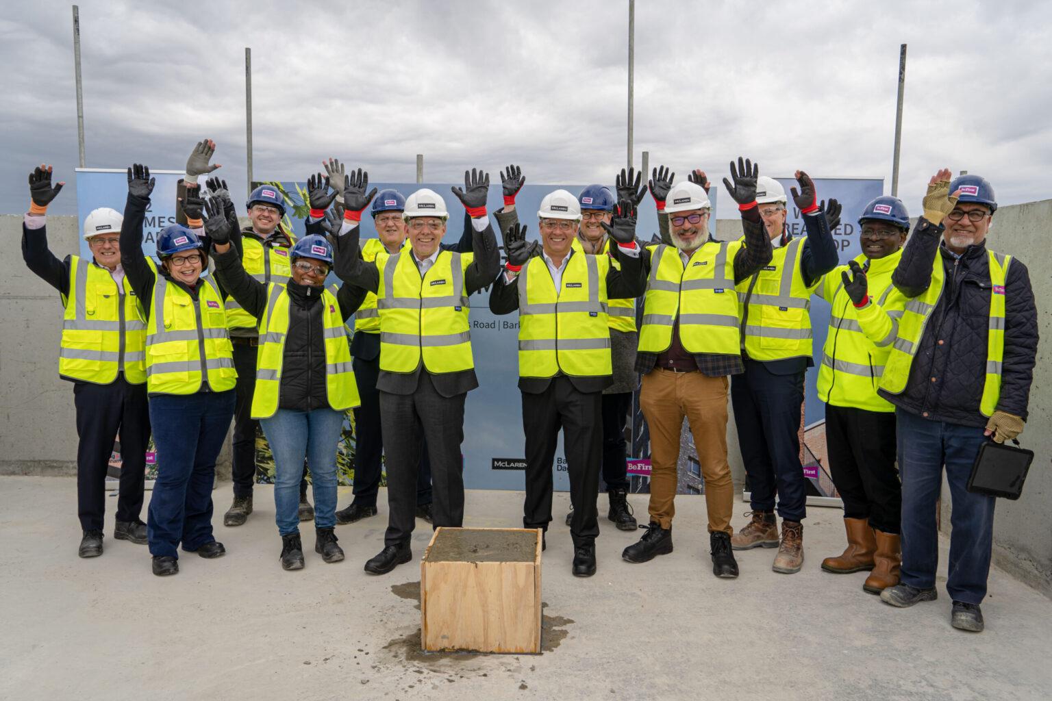 Mixed-Use Thames Road Development, Tops Out in Barking - Be First London